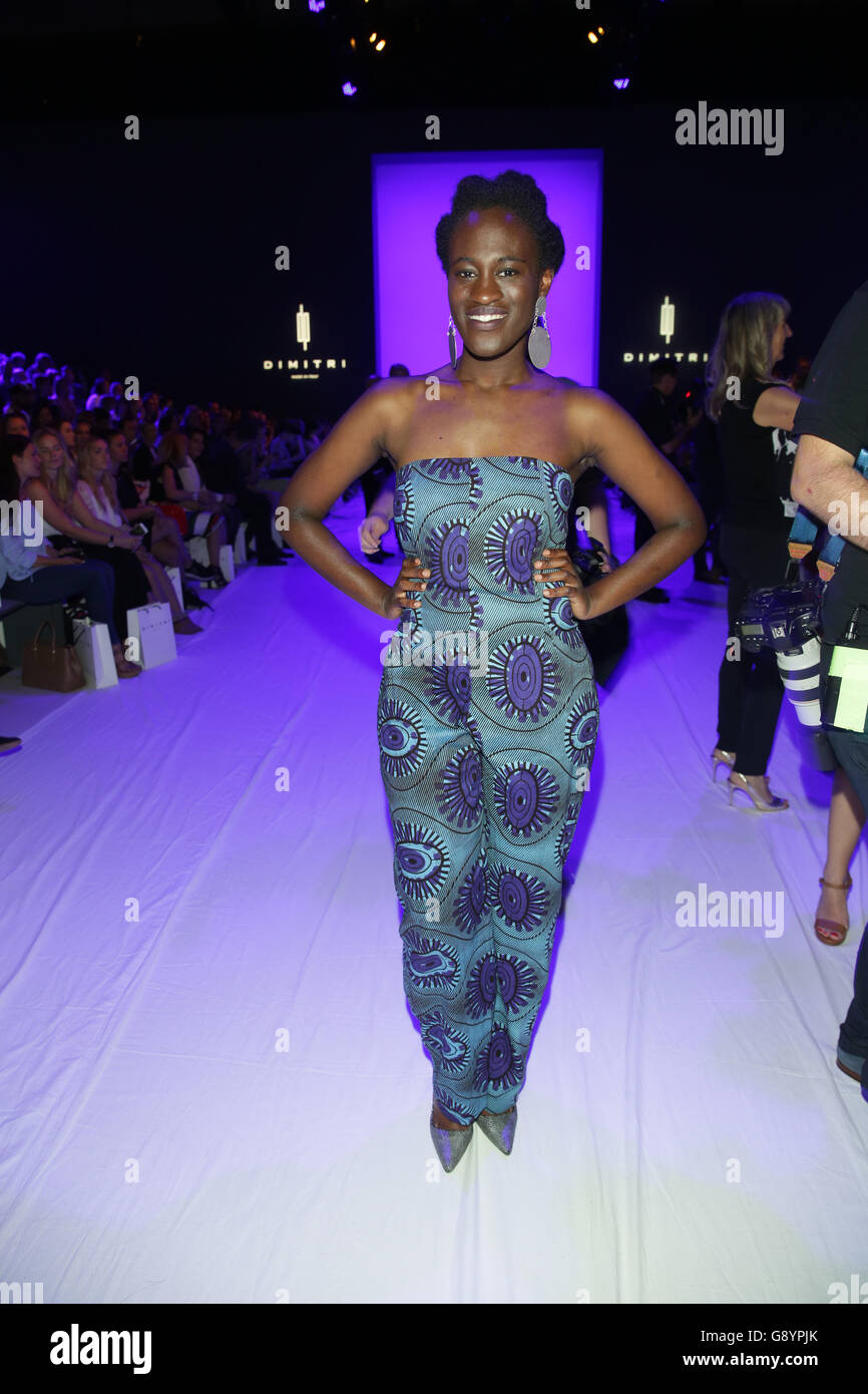 Berlin, Germany. 30th June, 2016. Pop singer Ivy Quainoo attends the ...