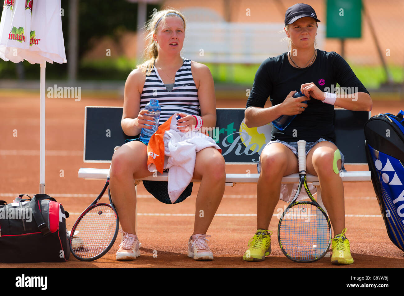 Stuttgart, Germany. 30 June, 2016. Lena Rueffer, Katharina Gerlach in ...