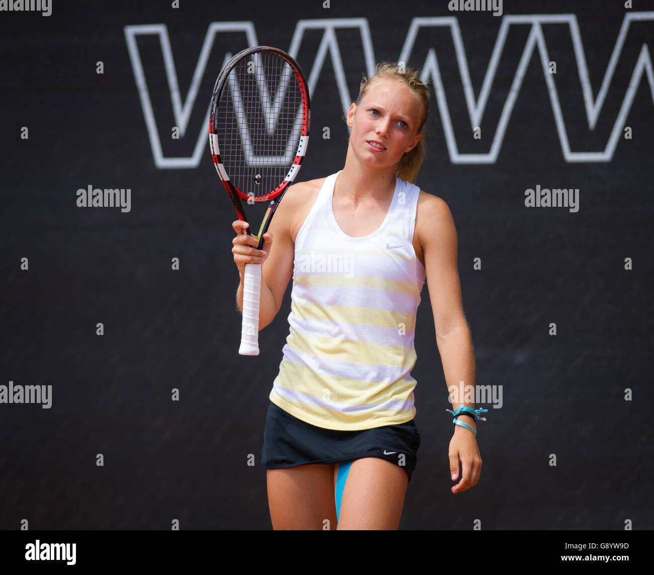 Stuttgart, Germany. 30 June, 2016. Kimberley Zimmermann in action at ...