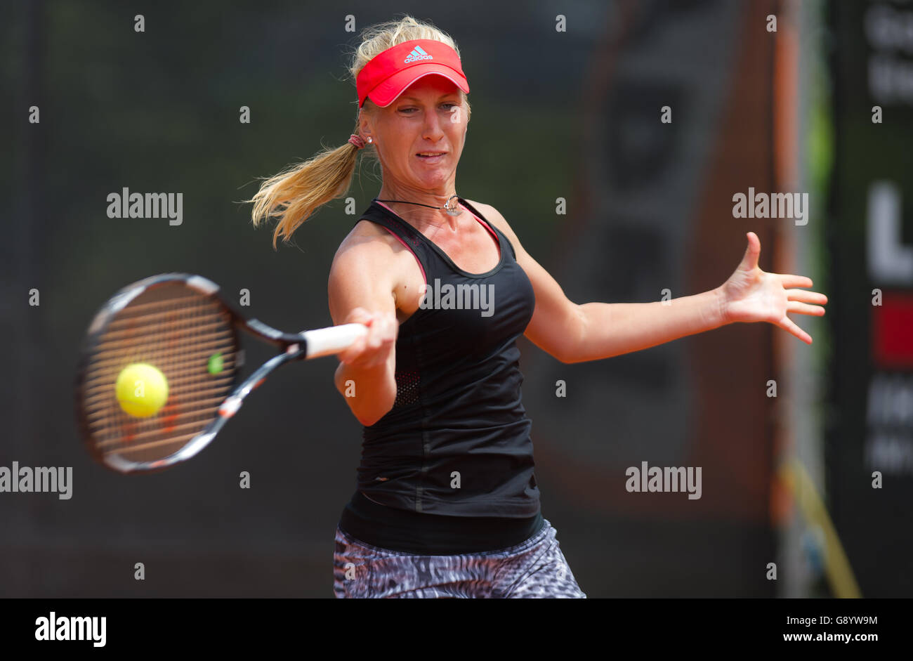 Stuttgart, Germany. 30 June, 2016. Alona Fomina in action at the 2016 ...