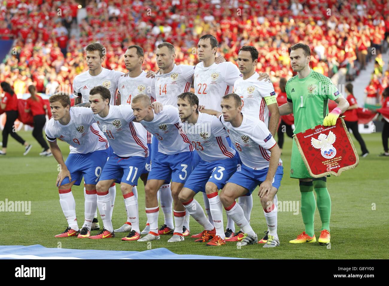 Russia team group line-up (RUS), JUN 20, 2016 - Football / Soccer ...