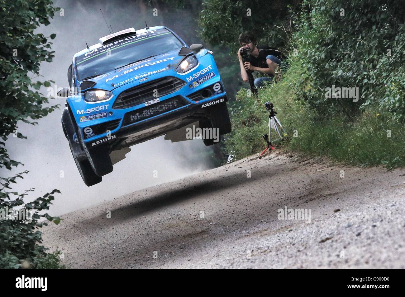 Chmielowo, Poland. 1st July, 2016. WRC Rally of Poland, stages SS2 and ...