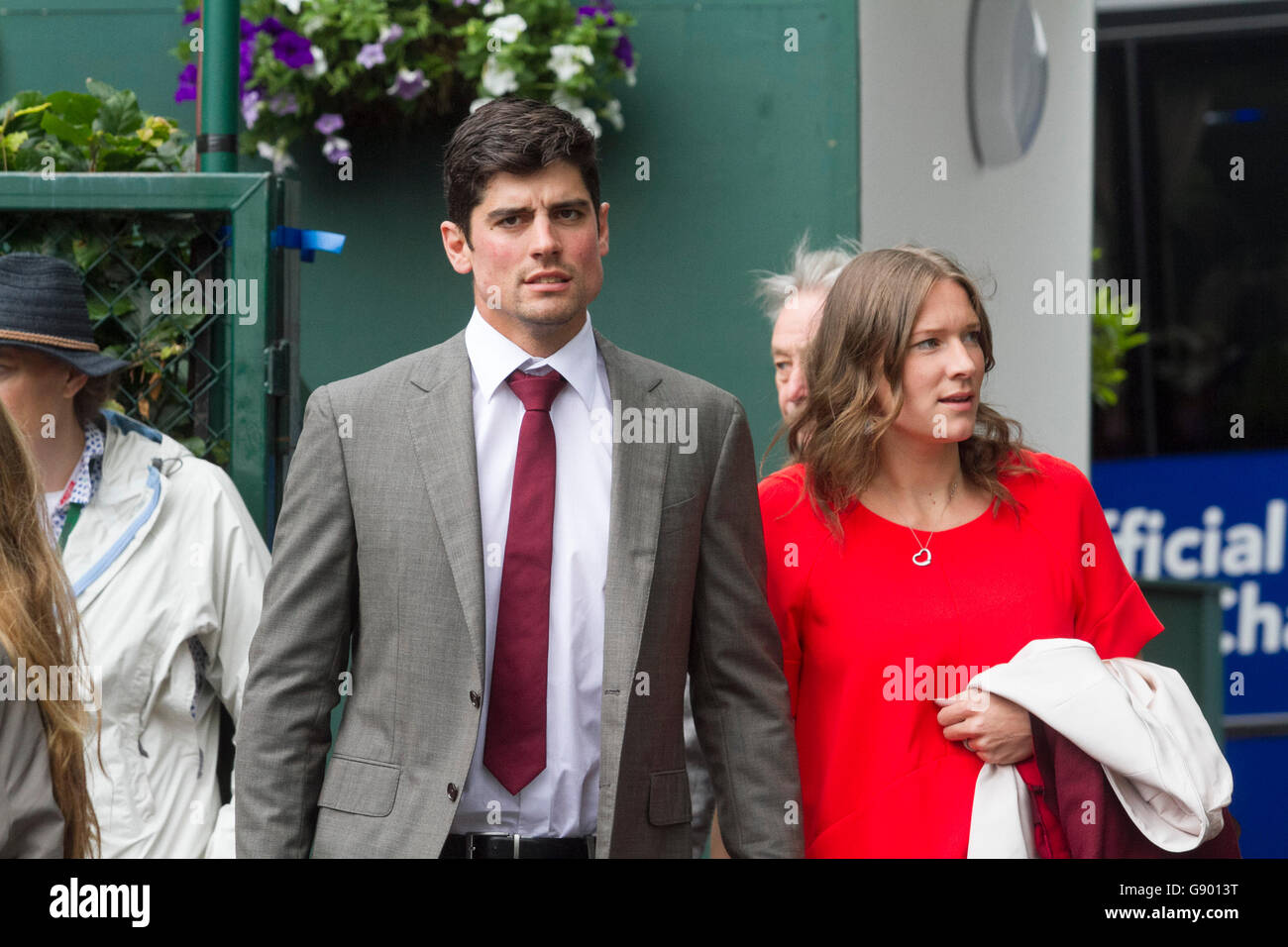 Alastair cook and his wife hi-res stock photography and images - Alamy