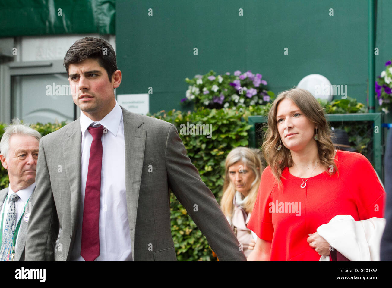 Wimbledon, London, UK. 1st July, 2016. England Cricket Captain Alastair ...