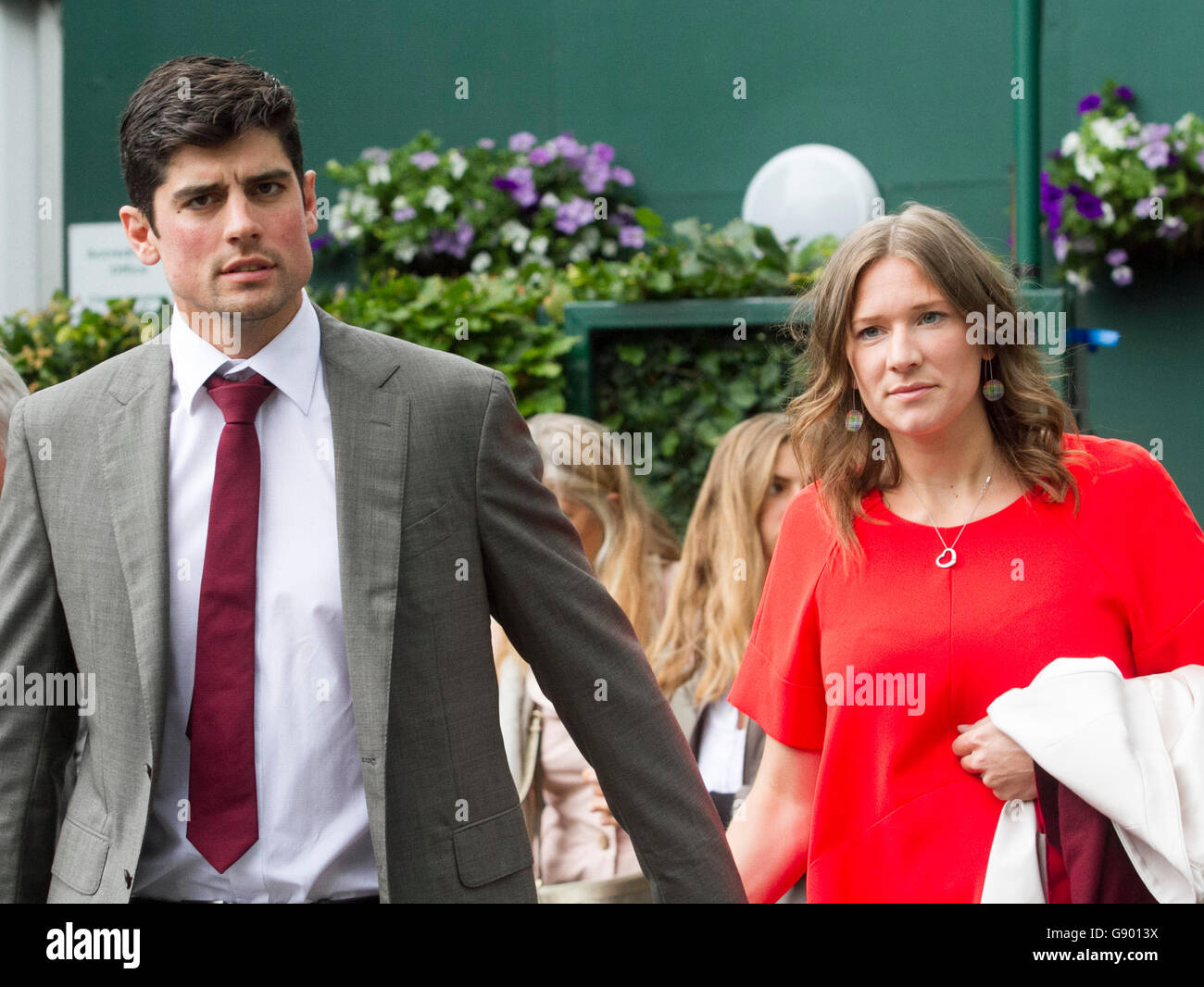 Wimbledon, London, UK. 1st July, 2016. England Cricket Captain Alastair ...