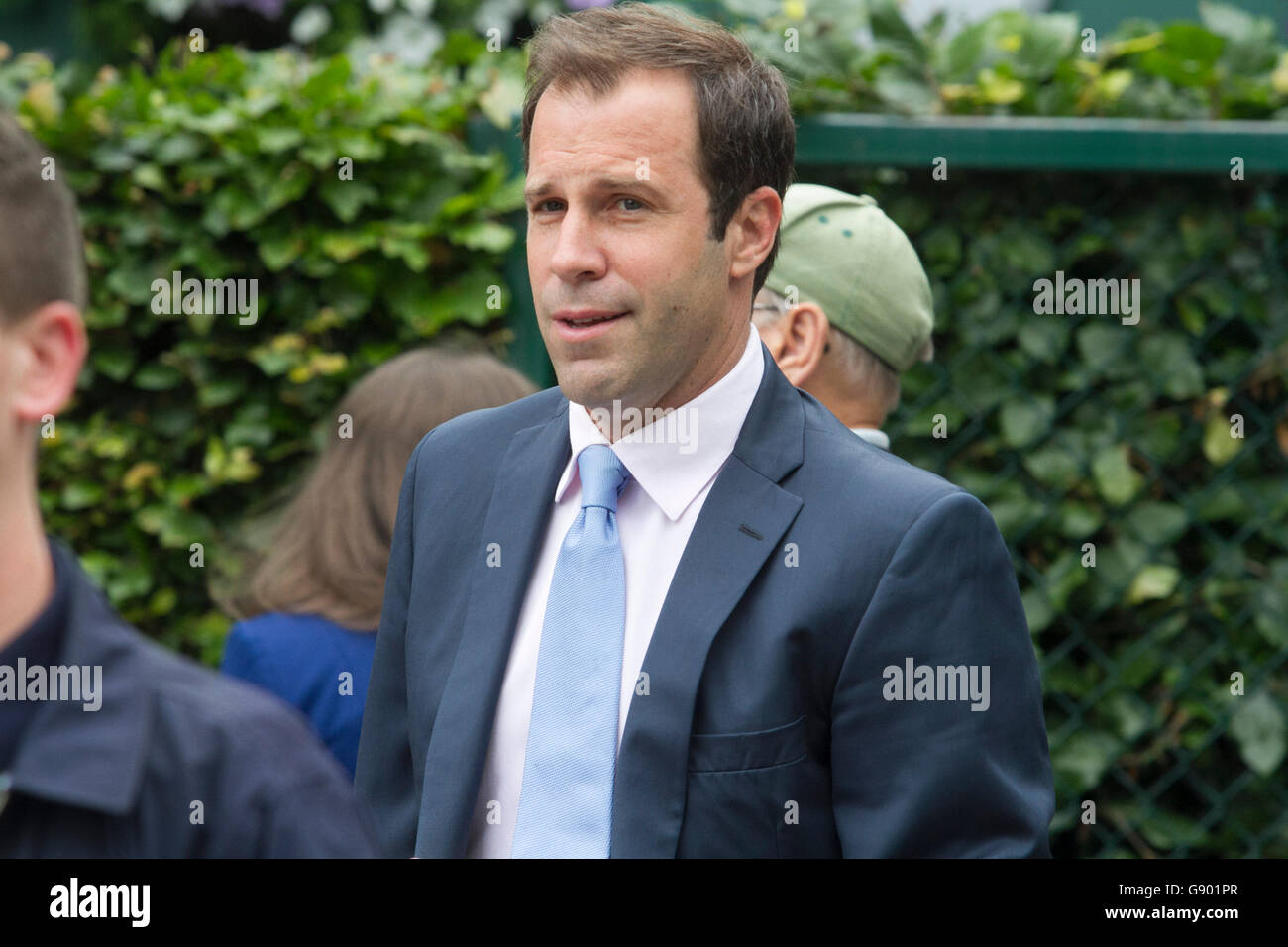 Wimbledon London, UK. 1st July, 2016. Former British tennis player Greg ...