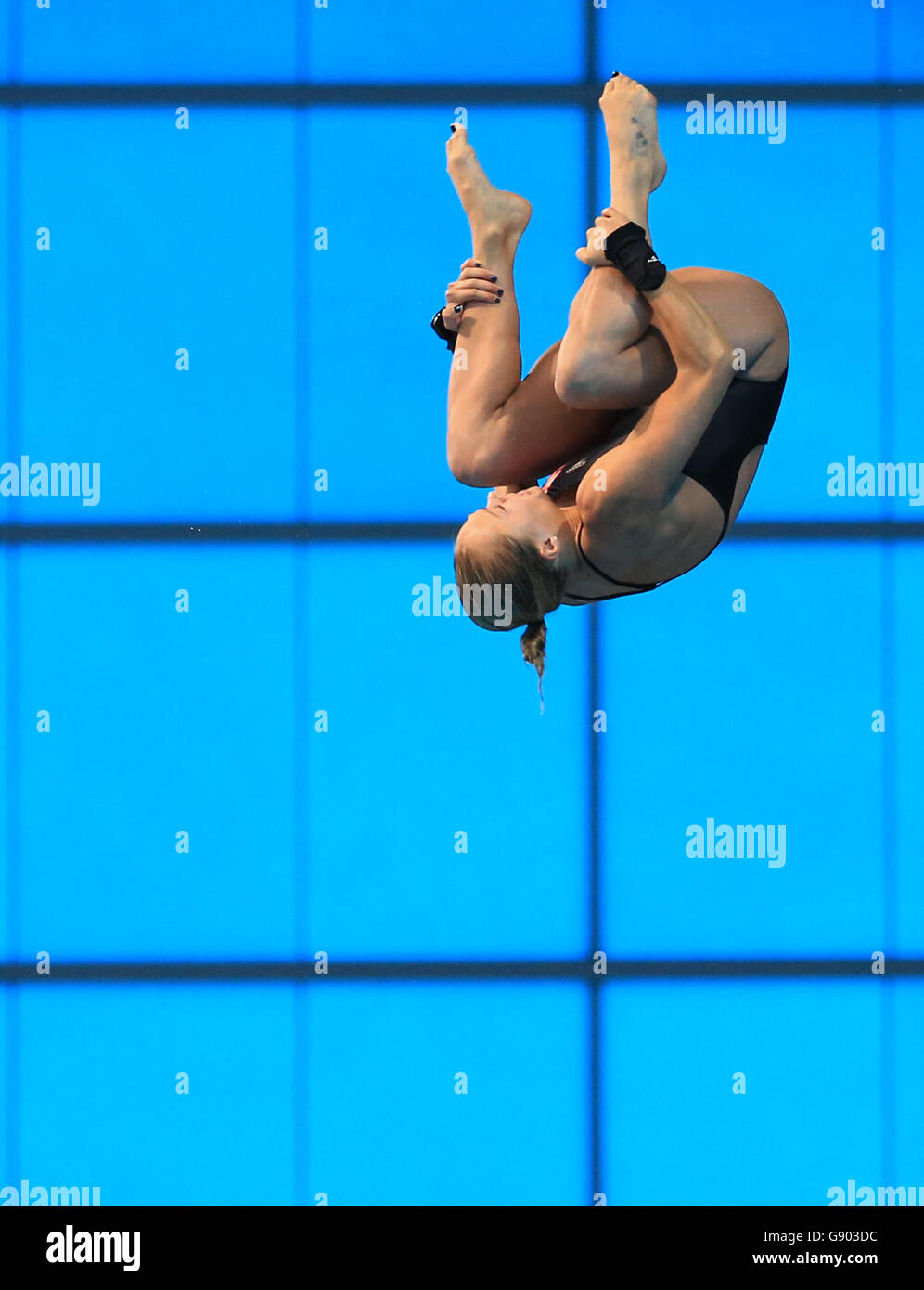 Great Britain's Tonia Couch in the women's platform preliminary round ...