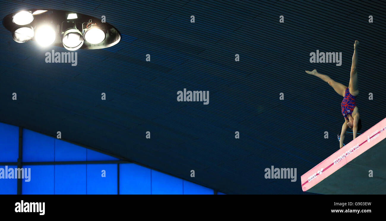 European Aquatics Championships - Day Five. Georgia Ward during day ...
