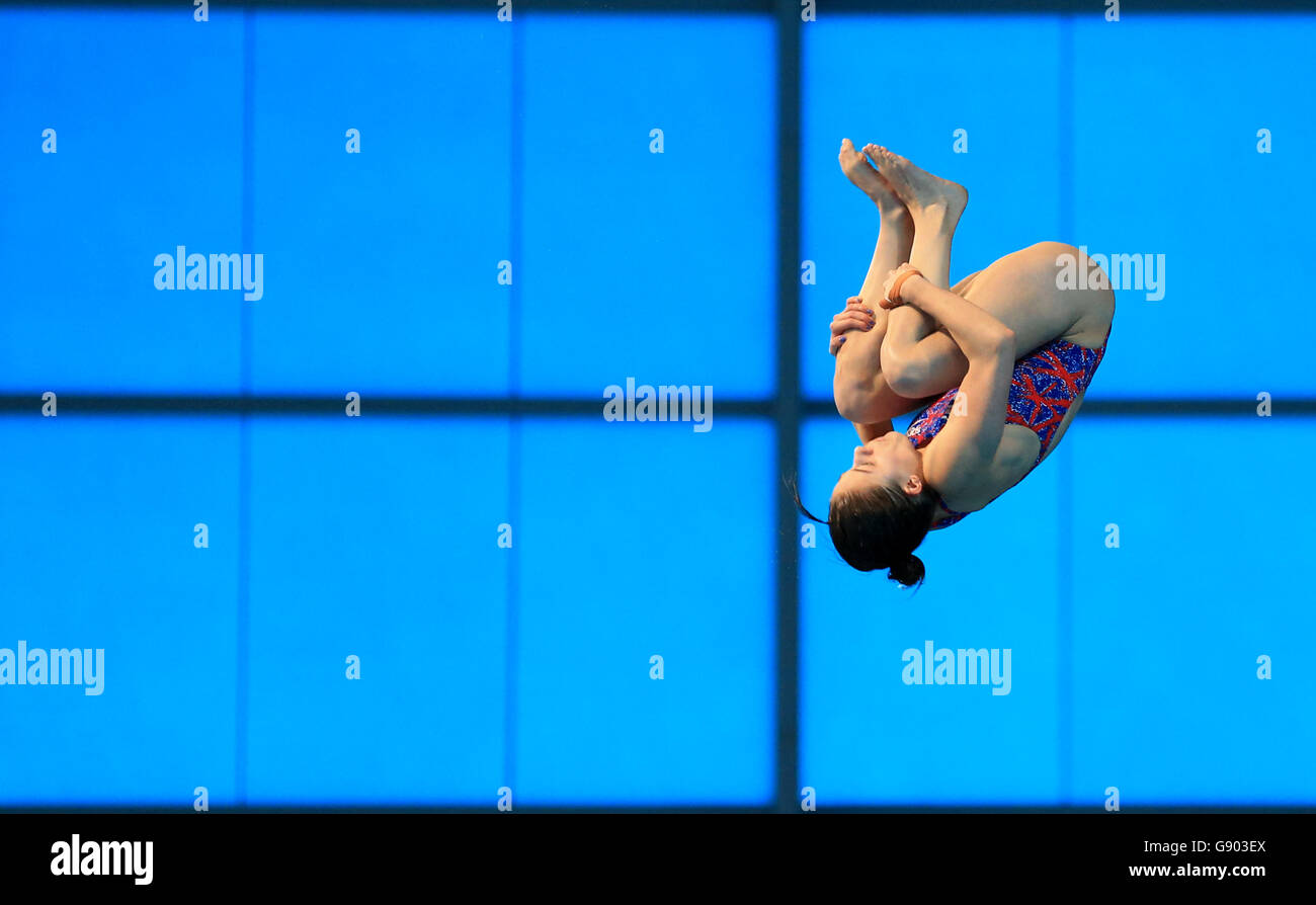 Great Britain's Georgia Ward in the women's platform preliminary round ...