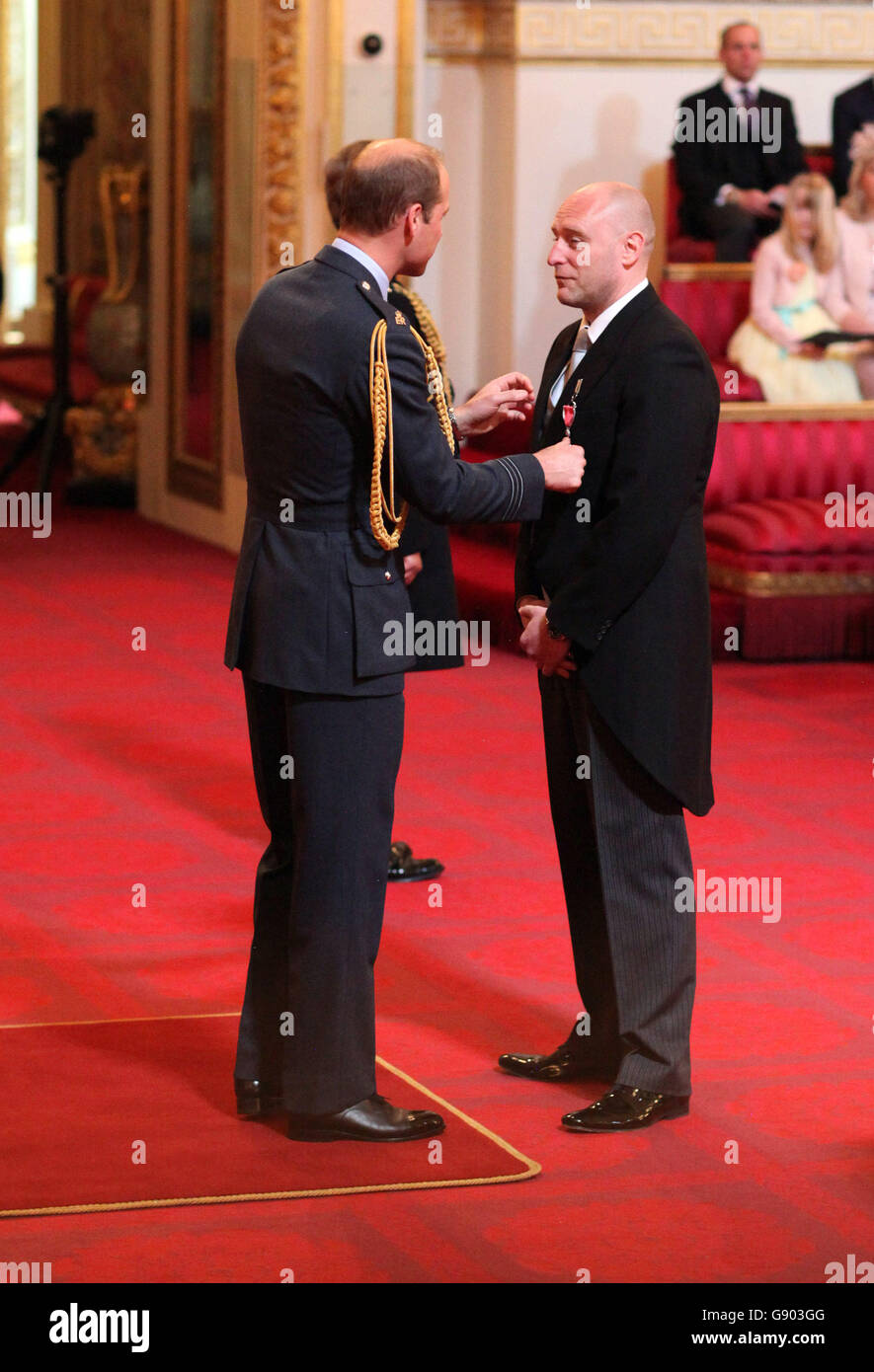 Malcolm Hall, from Nottingham, receives an MBE from the Duke of ...
