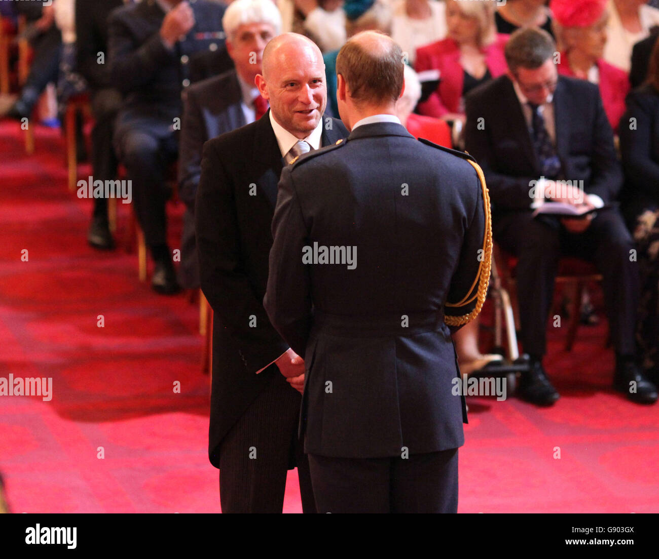 Malcolm Hall, from Nottingham, receives an MBE from the Duke of ...