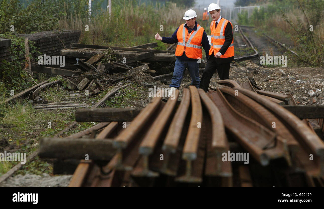 Transport Minister Tavish Scott M.S.P (right) and First Engineering ...