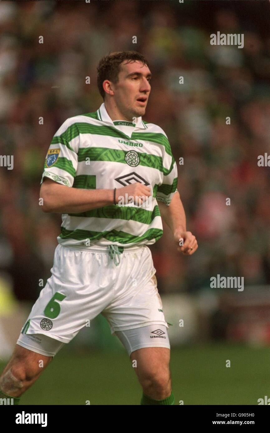 Scottish Soccer - Premier Division - Celtic v Rangers. Alan Stubbs ...