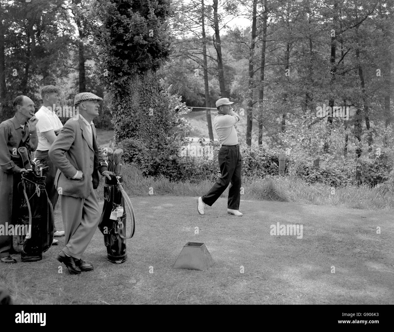Golf - Swallow-Penfold Tournament - Southampton. Jimmy Martin drives ...