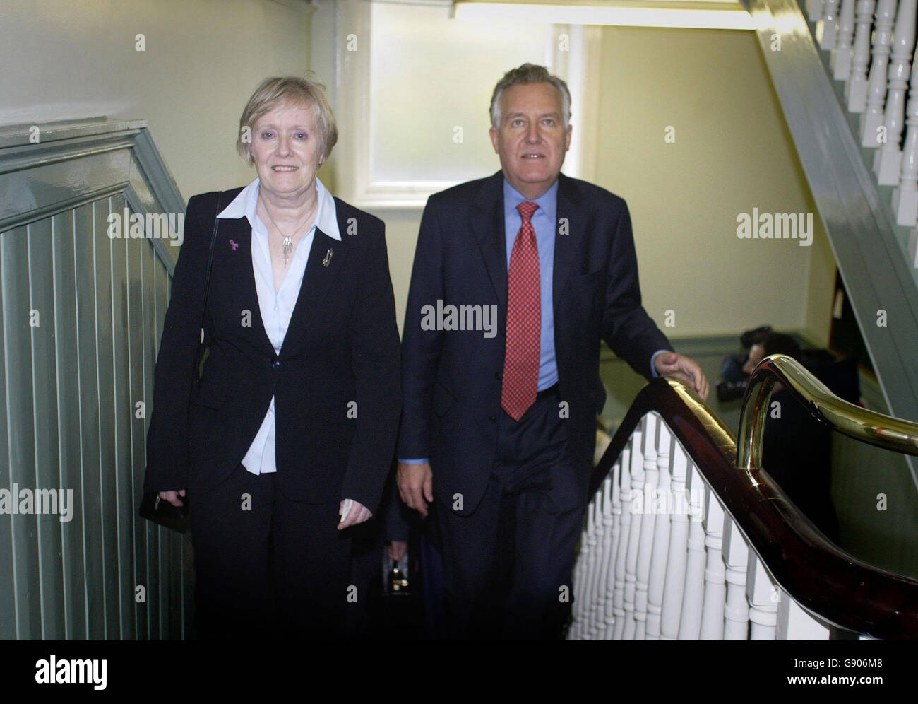 Northern Ireland Secretary Peter Hain and Bertha McDougall, the newly ...