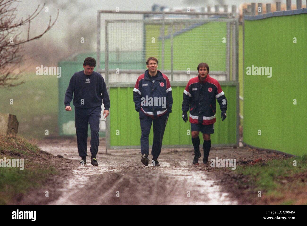 Middlesbrough Football training Stock Photo - Alamy