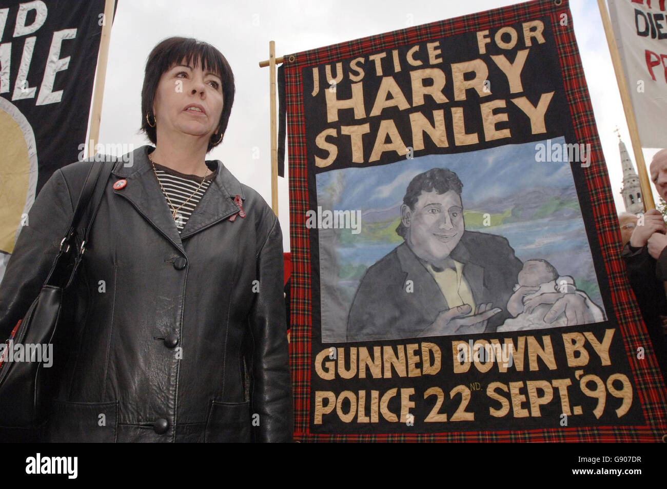 Irene Stanley, wife of Harry Stanley, shot by police in 1999 when ...