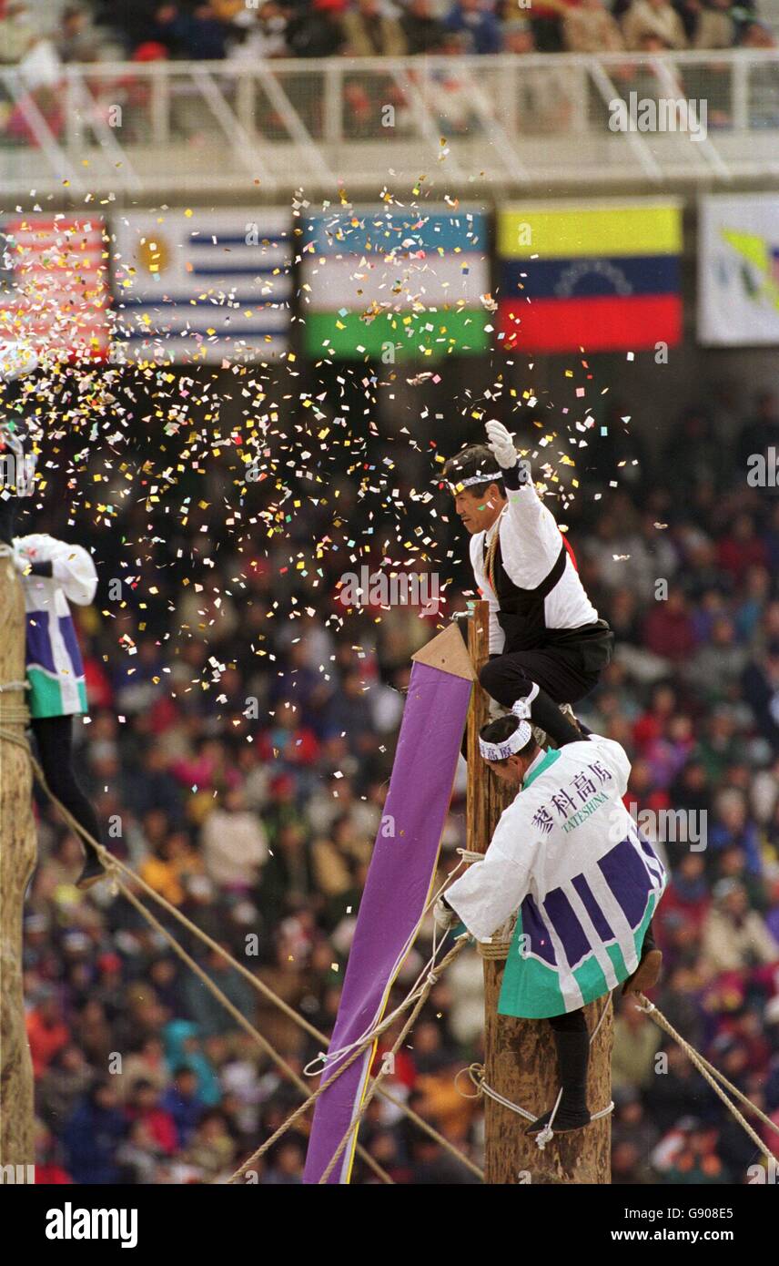 Winter Olympics - Nagano 1998 - Opening Ceremony Stock Photo - Alamy
