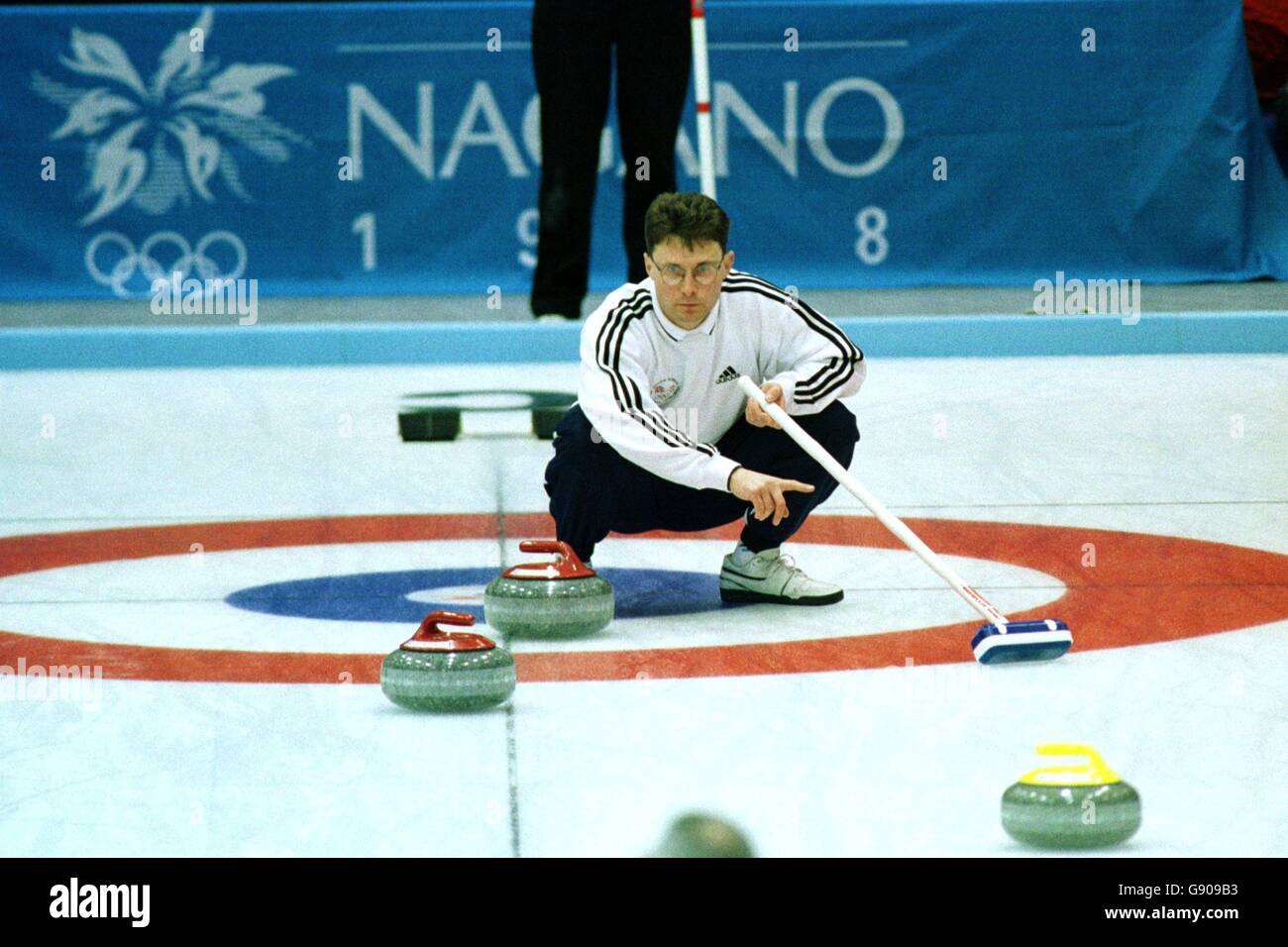 One action full front view white pointing hi-res stock photography and ...