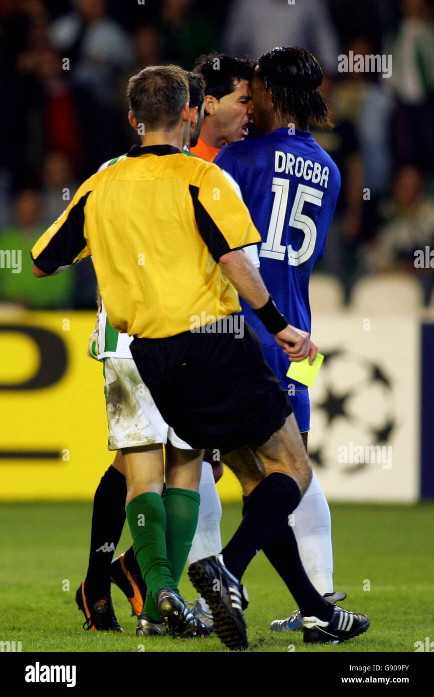 Tempers boil over between Real Betis' Pedro Contreras and Chelsea's ...