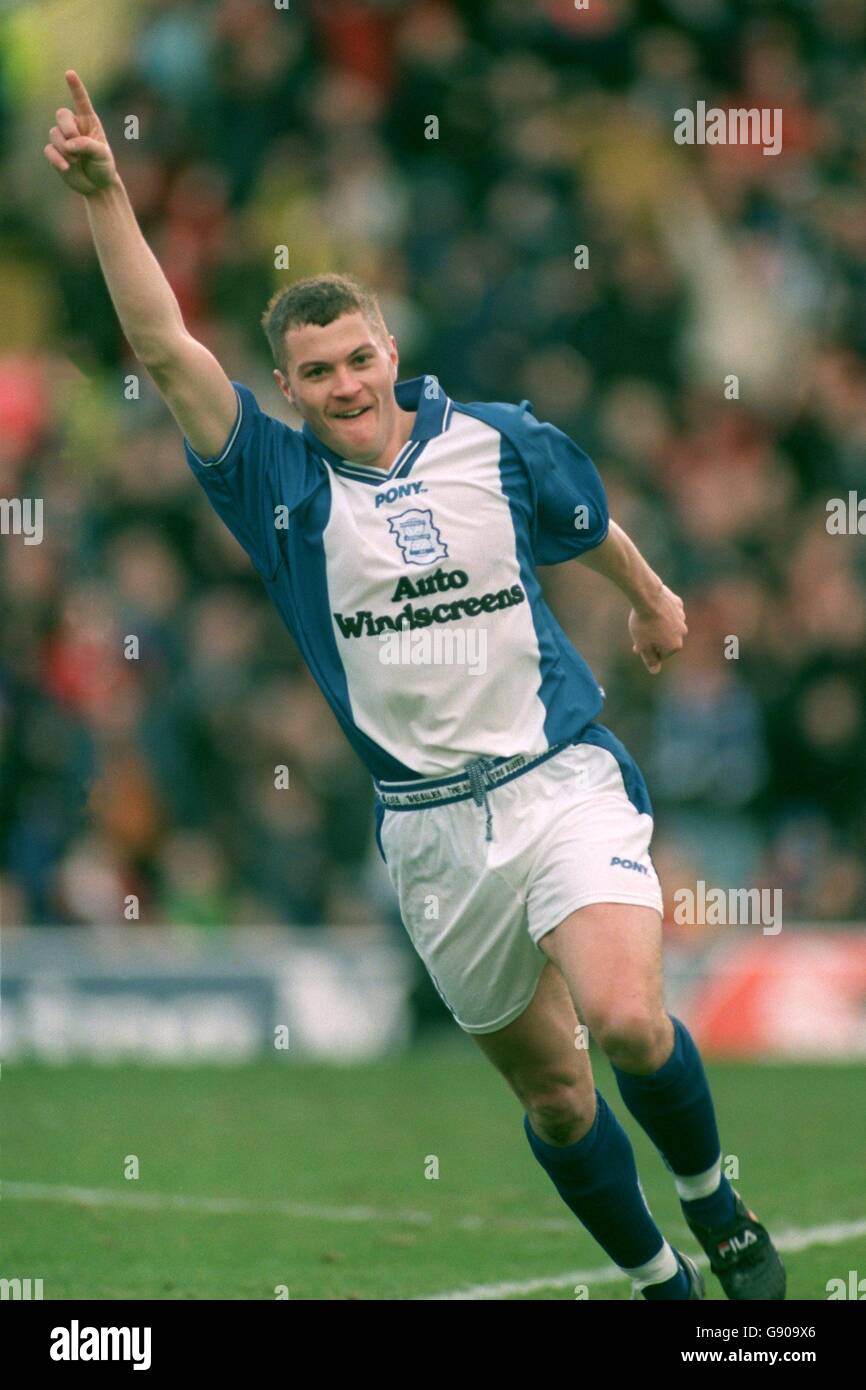 Birmingham City's Martin Grainger celebrates the first goal Stock Photo ...