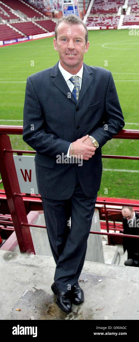 Hearts new first team coach Graham Rix poses for photographers at ...