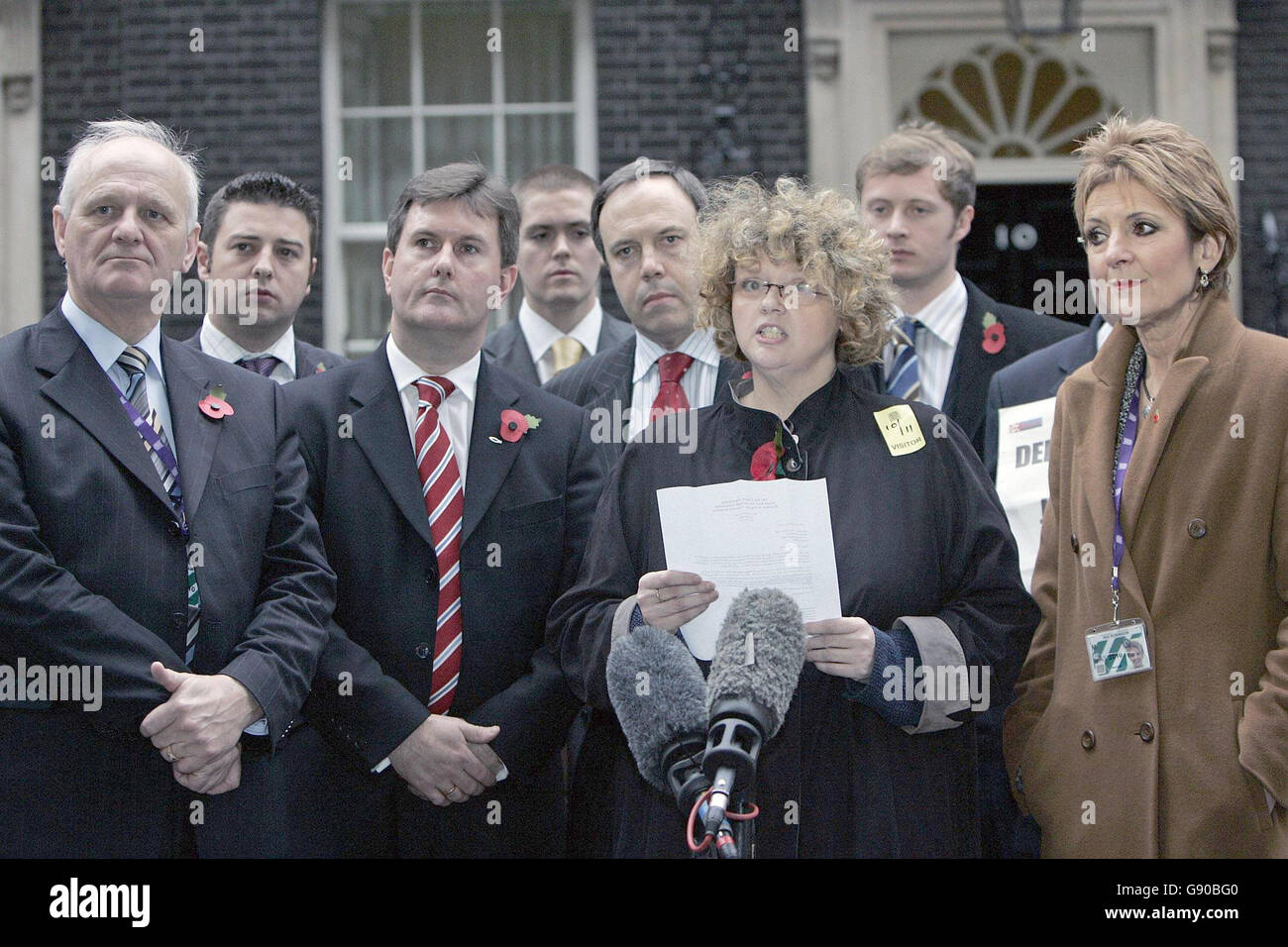 Left to right William Mc Crea Jeffrey Donaldson and next to him Nigel ...