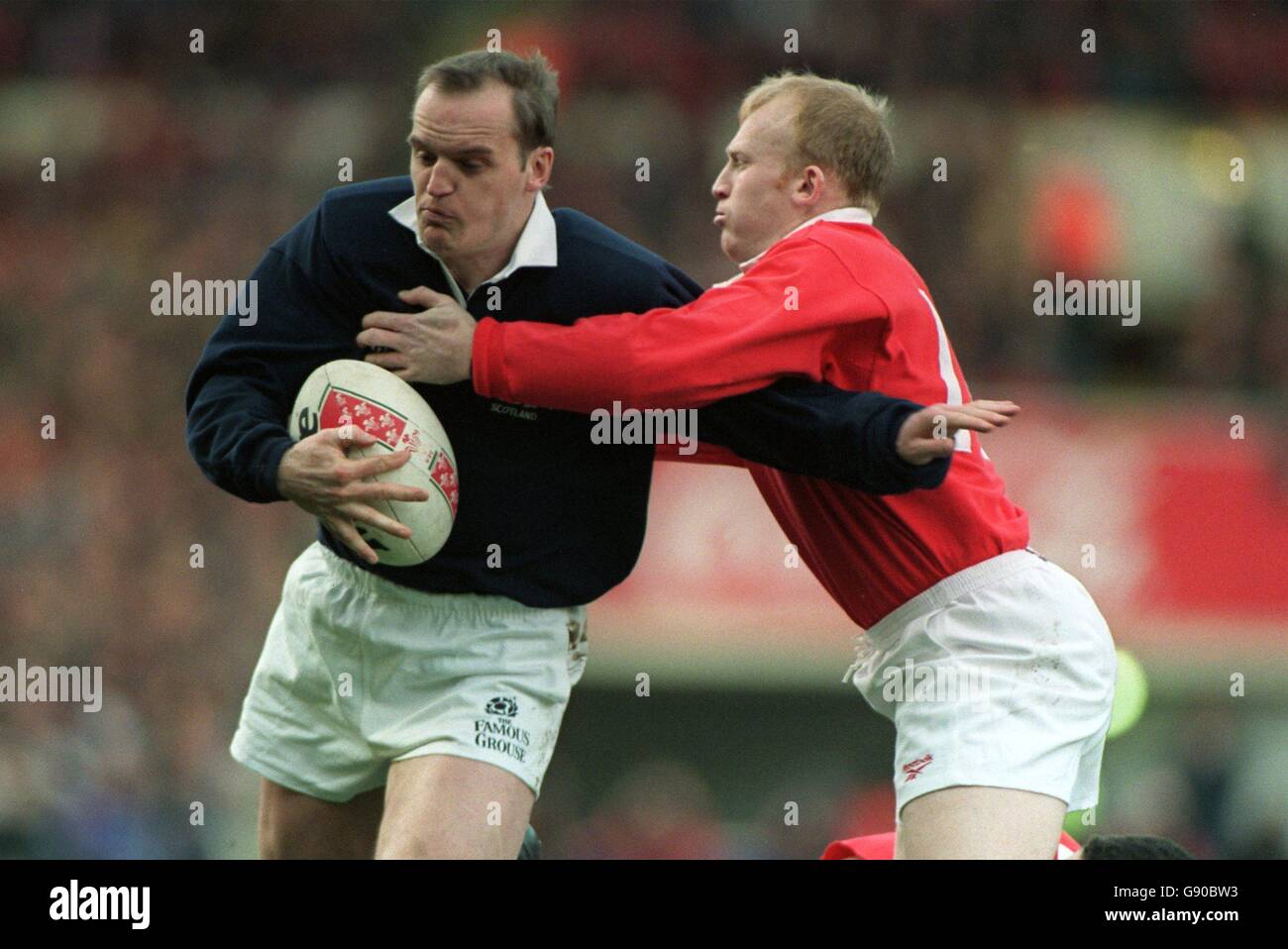 Rugby Union - Five Nations Championship - Wales v Scotland Stock Photo ...
