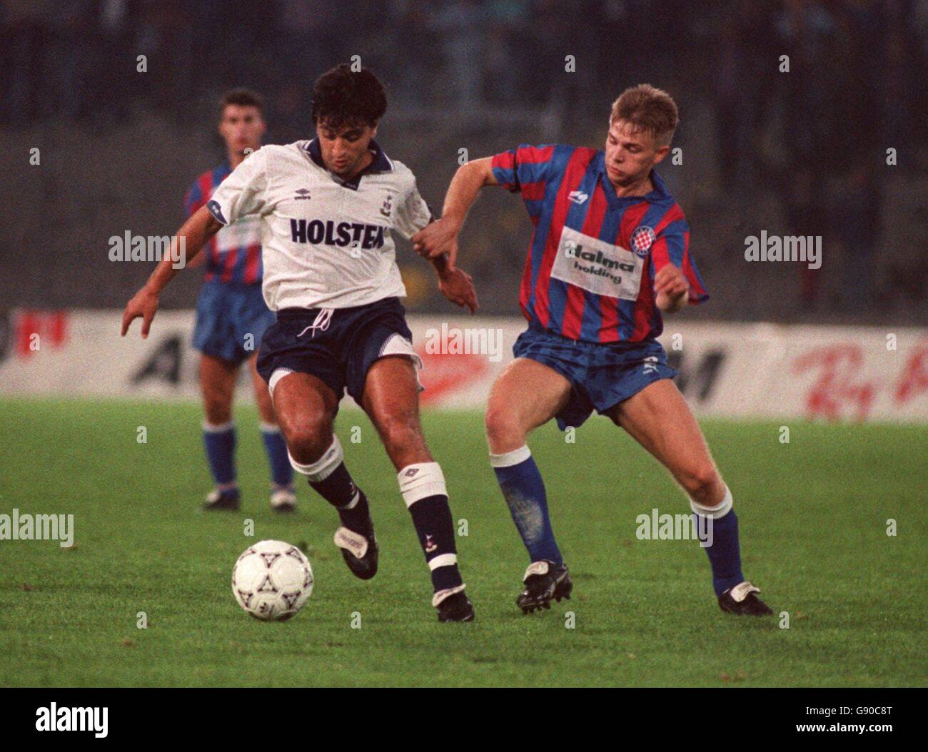 Tottenham hotspur with the european cup winners cup hi-res stock ...