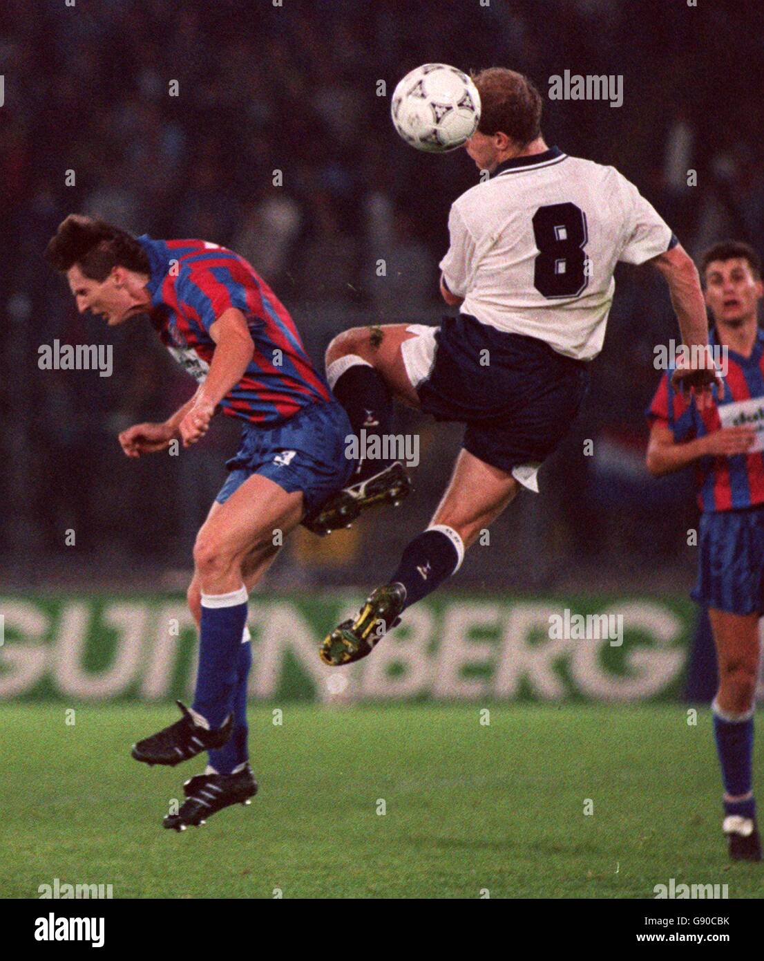 Tottenham hotspur with the european cup winners cup hi-res stock ...