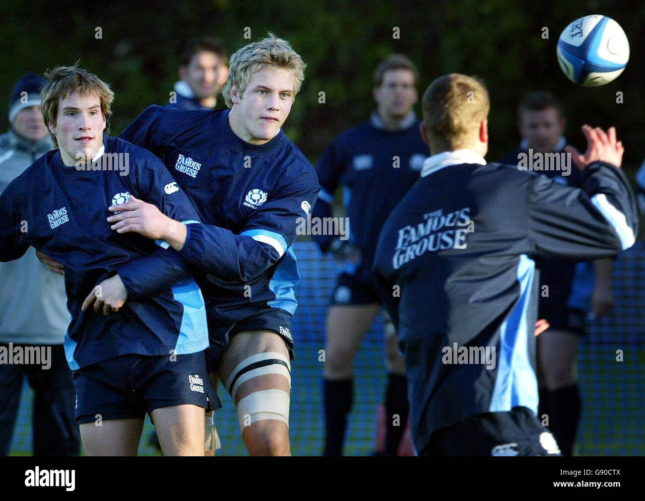 Scotlands phil godman during a training session at murrayfield hi-res ...