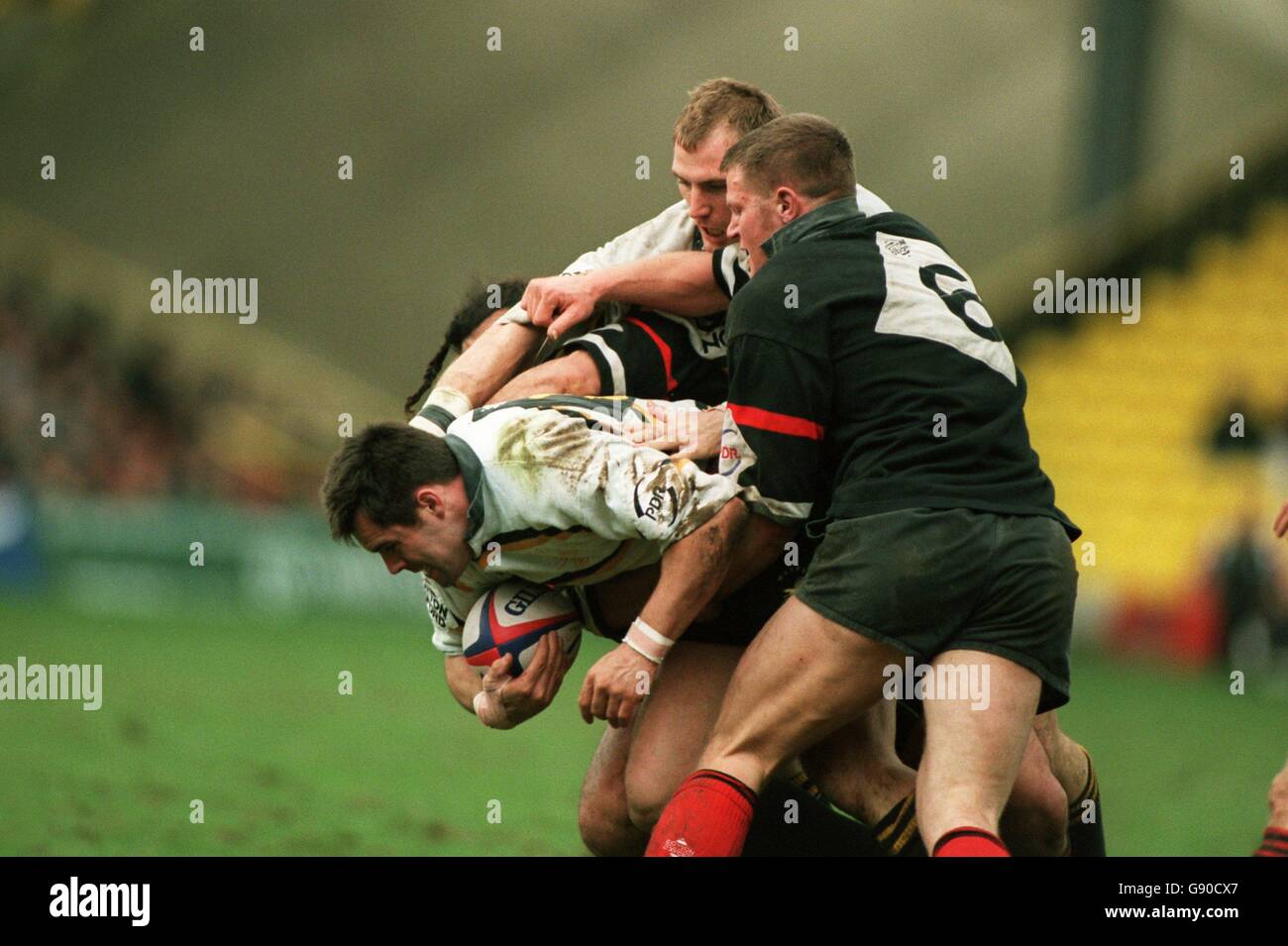 Rugby Union - Allied Dunbar Premiership - Saracens v Wasps. Gareth Rees ...