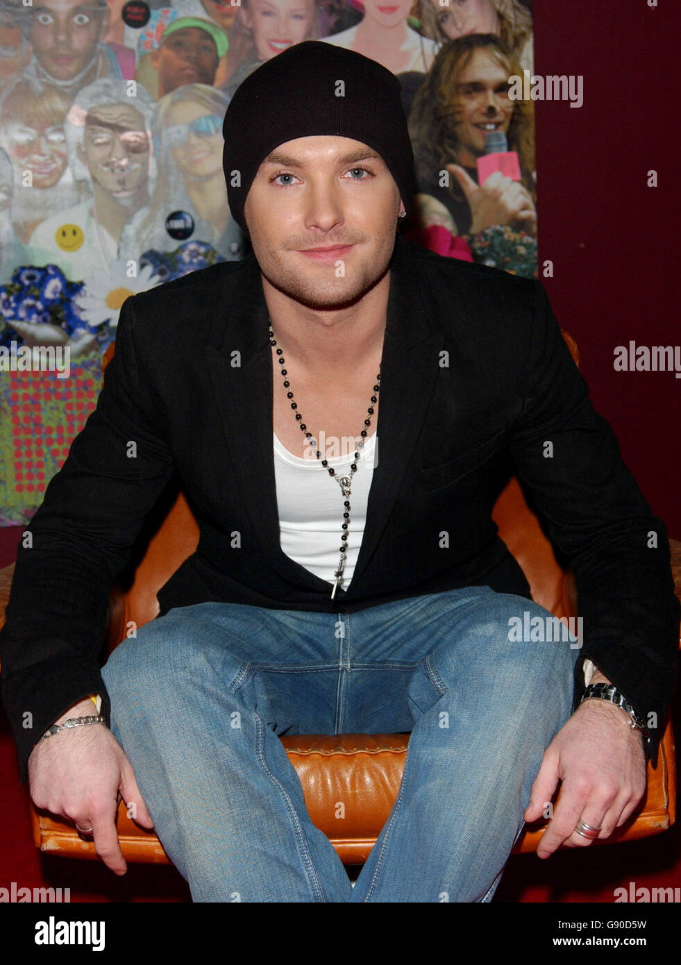 Kevin from Liberty X during thier guest appearance on MTV's TRL - Total ...