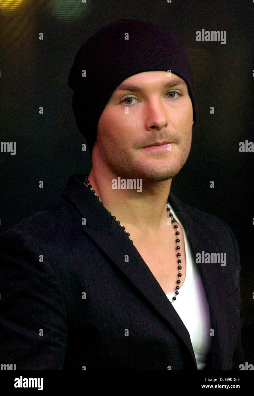 Kevin from Liberty X during thier guest appearance on MTV's TRL - Total ...