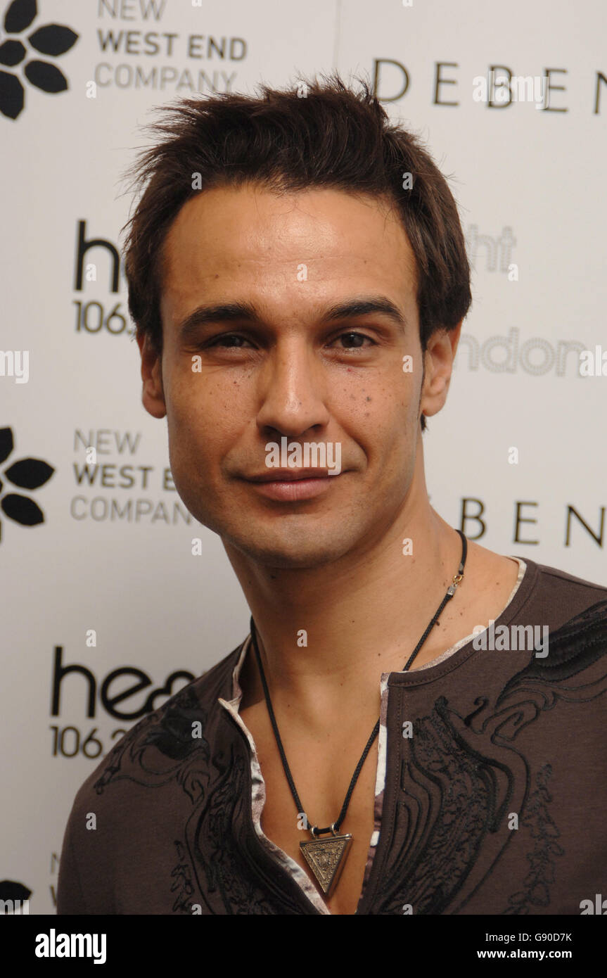 Chico from X Factor during the switch on of the Oxford Street christmas ...