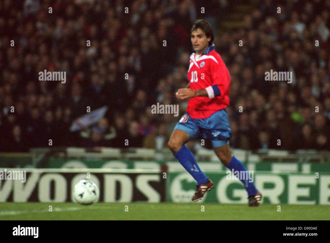 Soccer - Friendly - England v Chile. Chile's Clarence Acuna in action ...