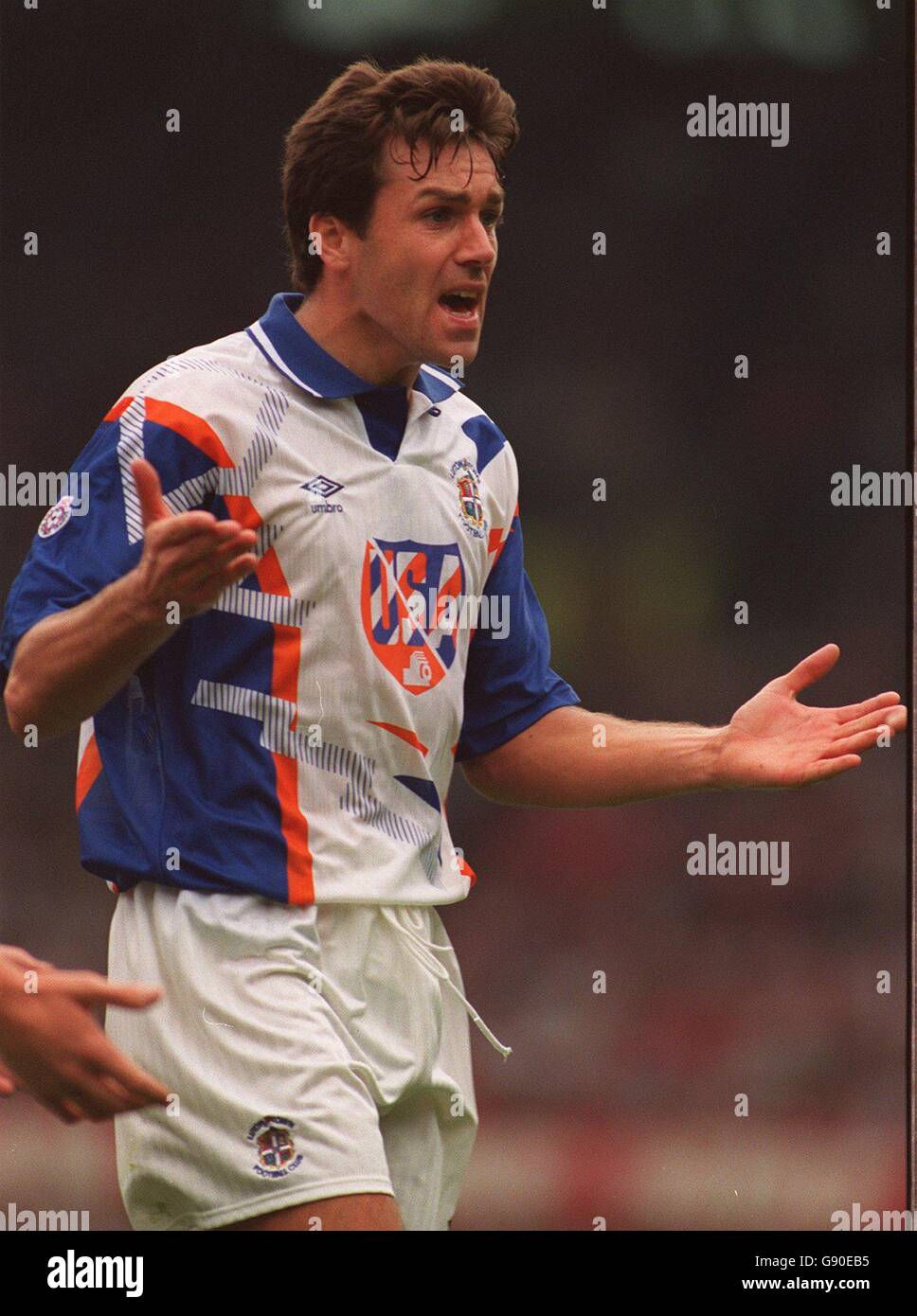 Soccer - Luton Town. John Dreyer, Luton Town Stock Photo - Alamy