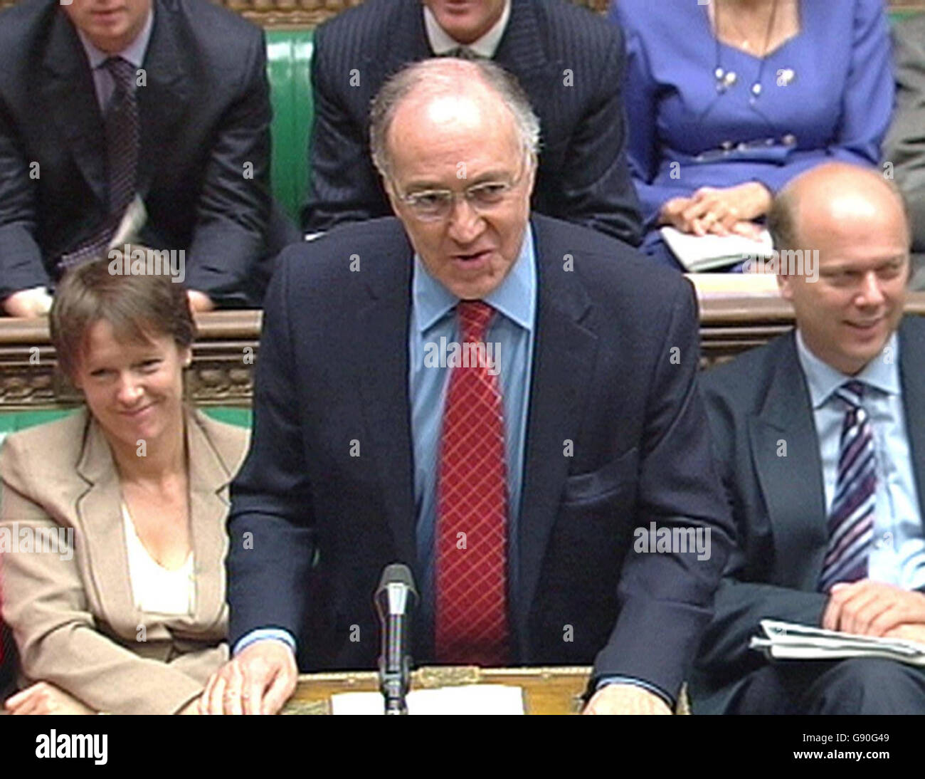Conservative leader Michael Howard during Question Time in the House of ...