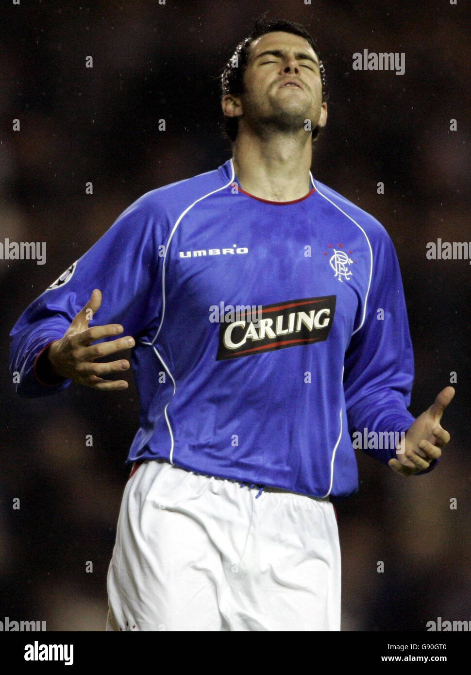 Rangers steven thompson rues a missed chance hi-res stock photography ...