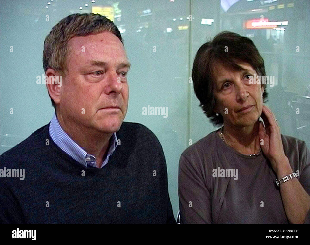 British couple Stephen Duder, 54, and wife Carloyn, 59, after returning ...