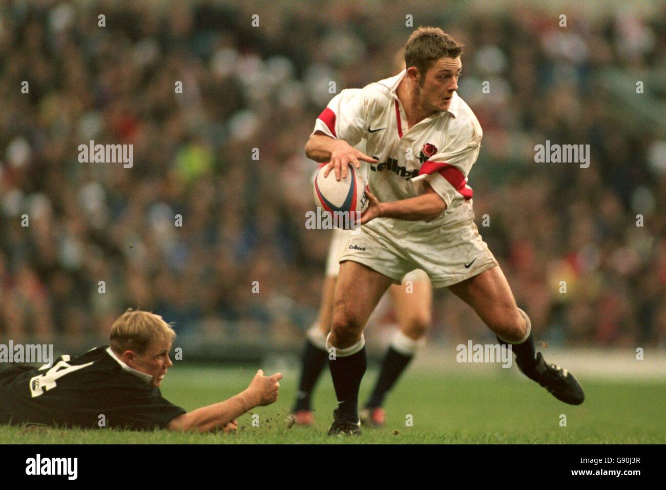 Rugby Union - England v New Zealand. England's David Rees Stock Photo ...