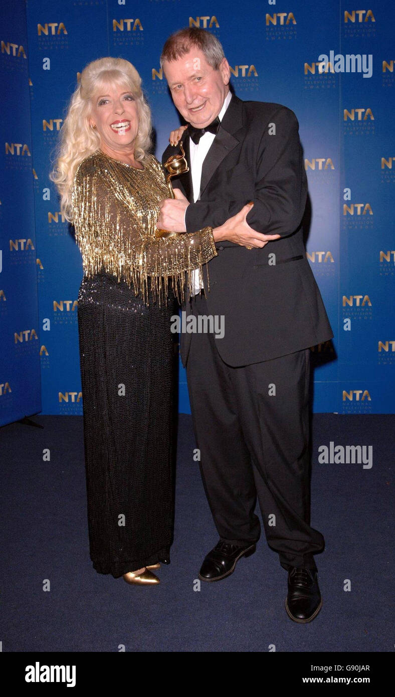 Tony Warren, creator of Coronation Street with the TV Lanmark award he ...