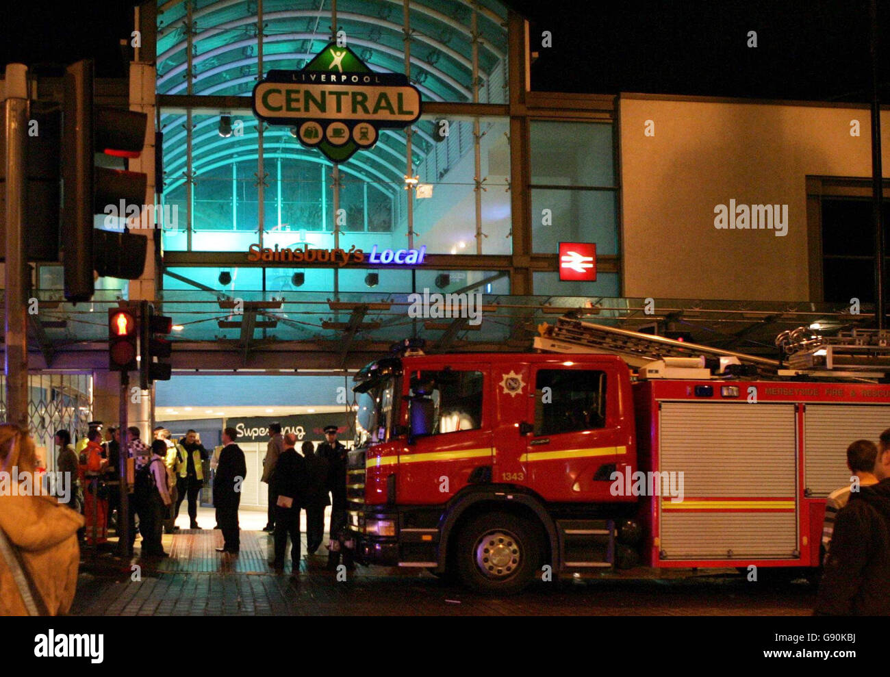 Train Accident - Liverpool Stock Photo - Alamy
