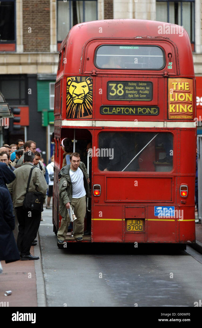 38 Routemaster Double Decker Bus - London Stock Photo - Alamy