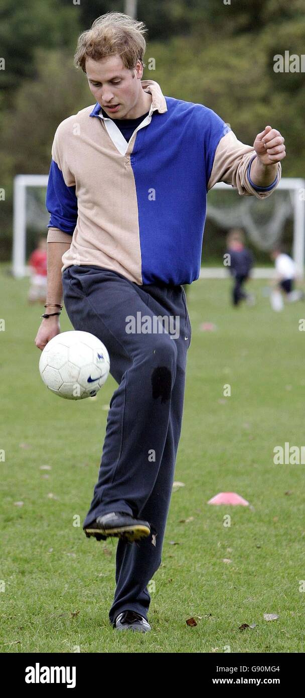 Football soccer prince william full length hi-res stock photography and ...