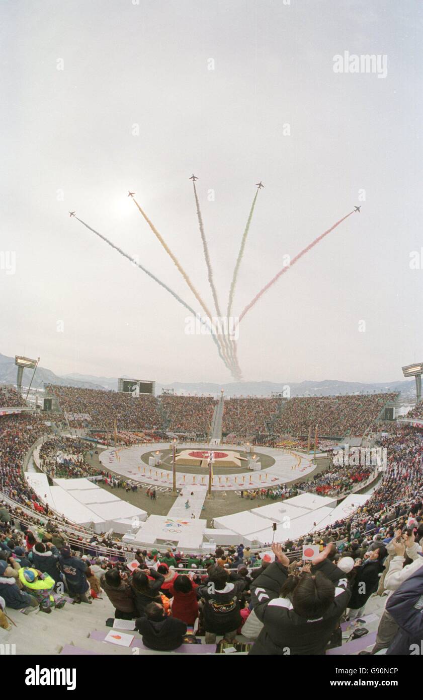 Opening ceremony nagano 1998 winter olympics hi-res stock photography ...