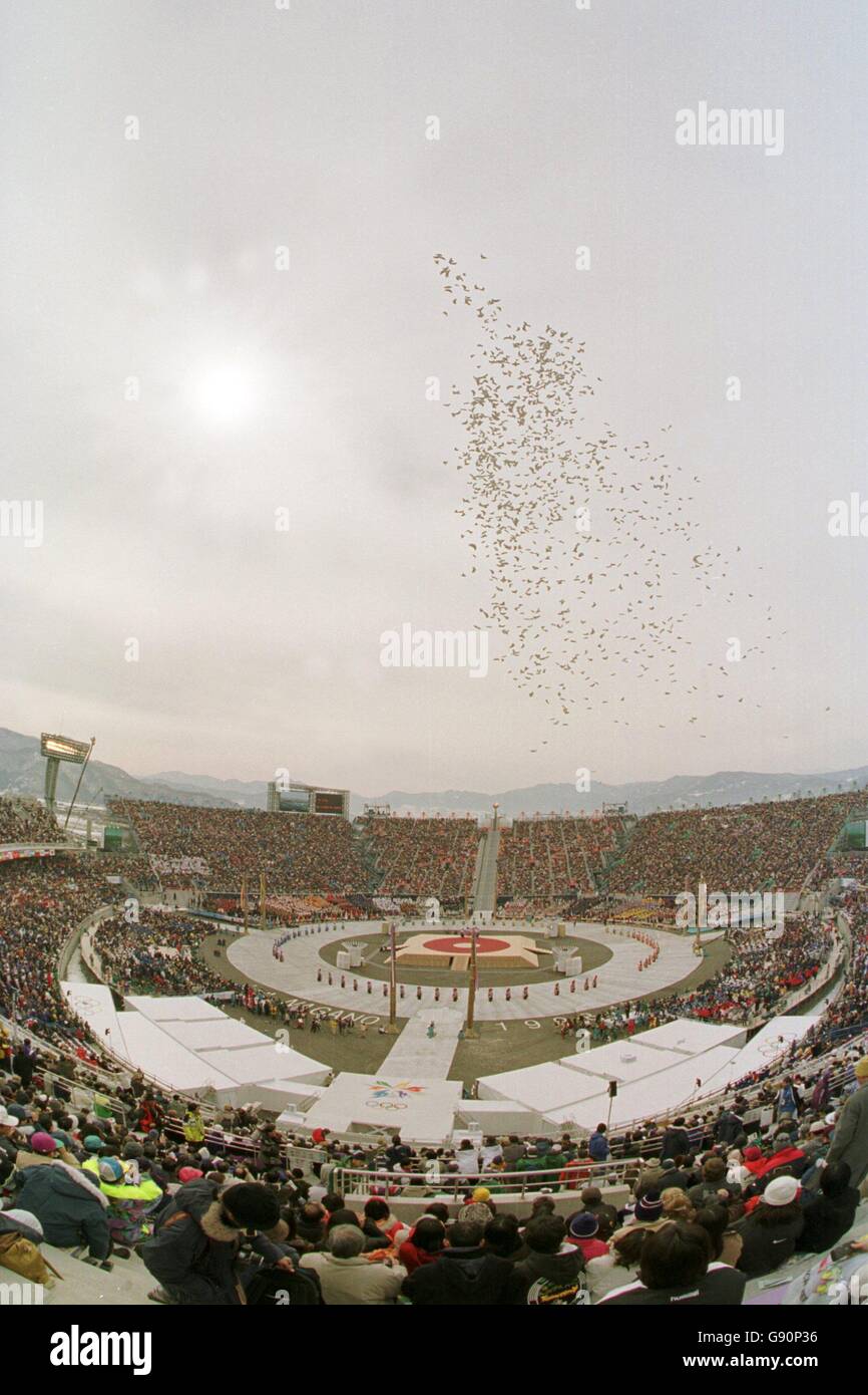Winter Olympics - Nagano 1998 - Opening Ceremony Stock Photo - Alamy