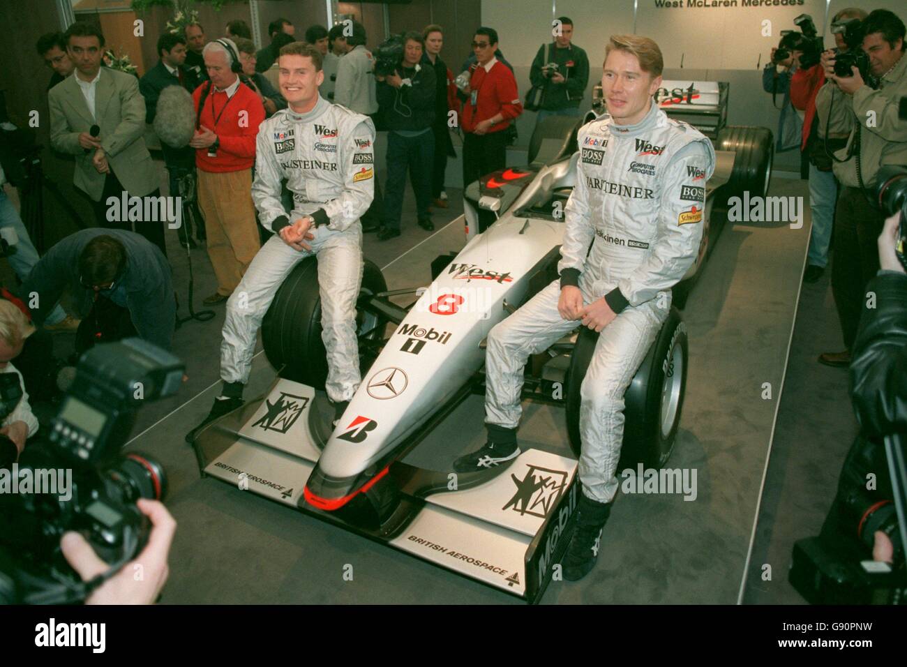 Mika hakkinen david coulthard hi-res stock photography and images - Alamy