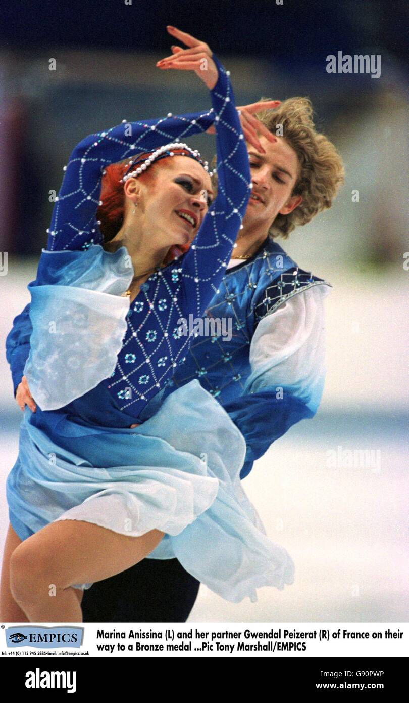 Figure Skating - Winter Olympics - Nagano 1998 - Free Dance Stock Photo ...