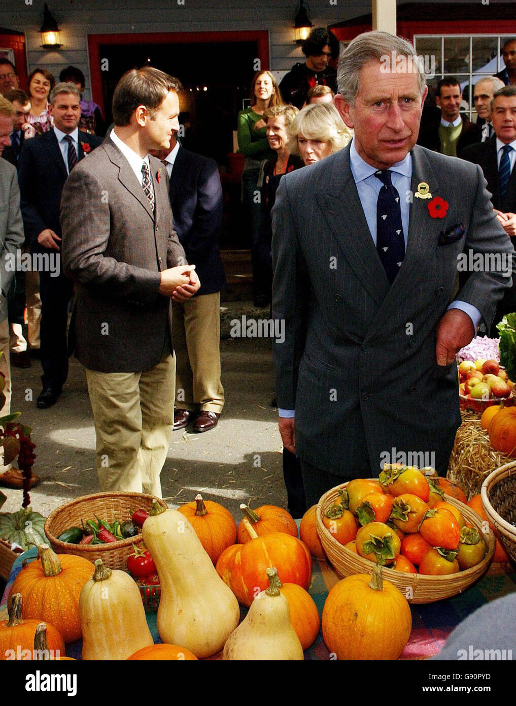 The Prince of Wales at the Farmer's Market in Port Reyes California ...